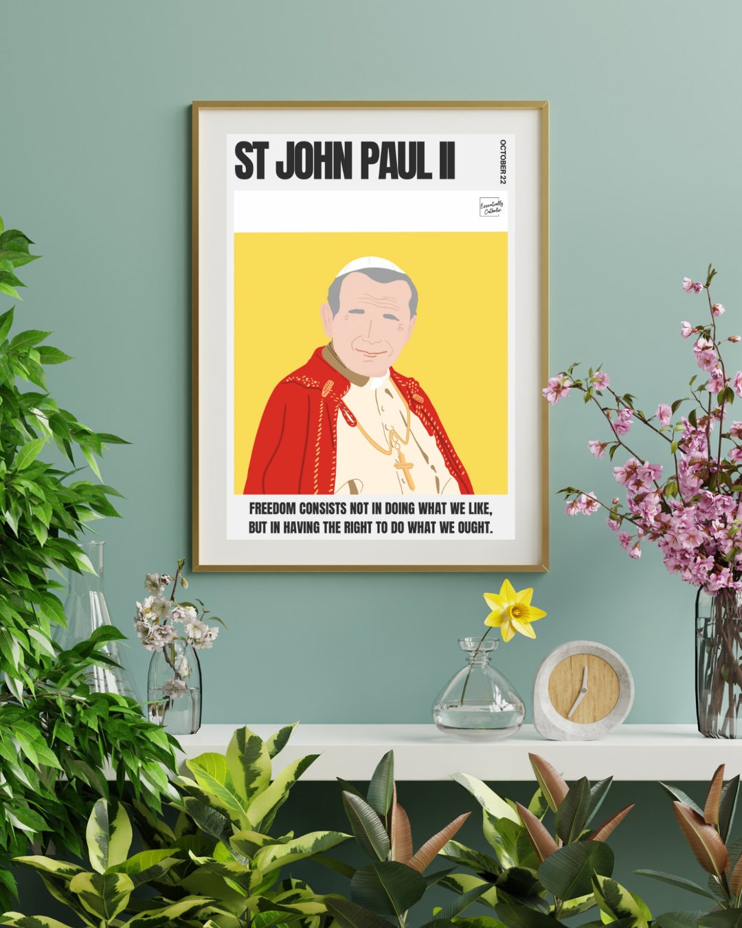 St John Paul II Poster - Etsy