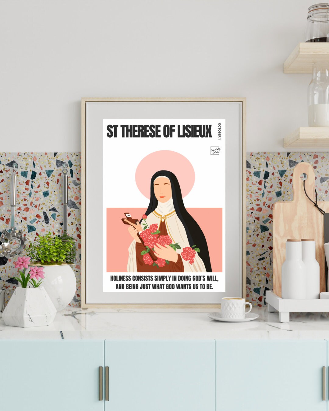 St Therese of Lisieux Poster - Etsy