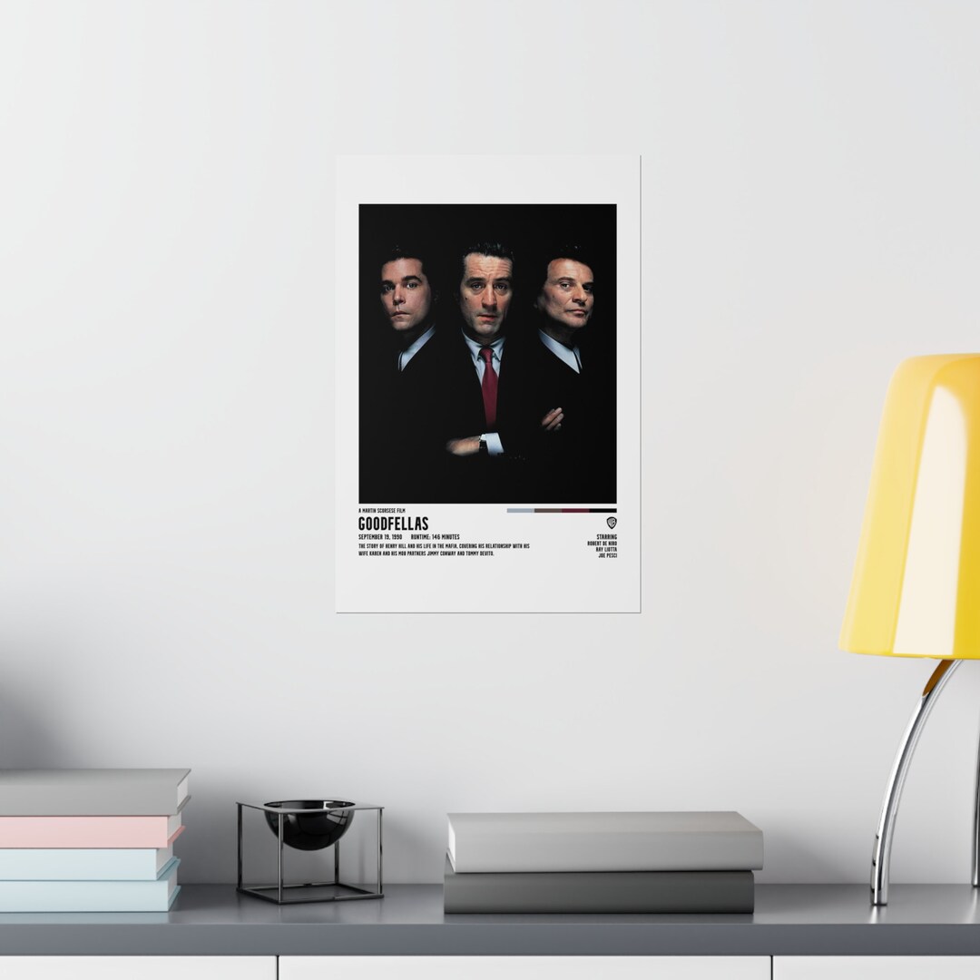 Goodfellas Poster Martin Scorsese Retro Movie Poster Custom - Etsy