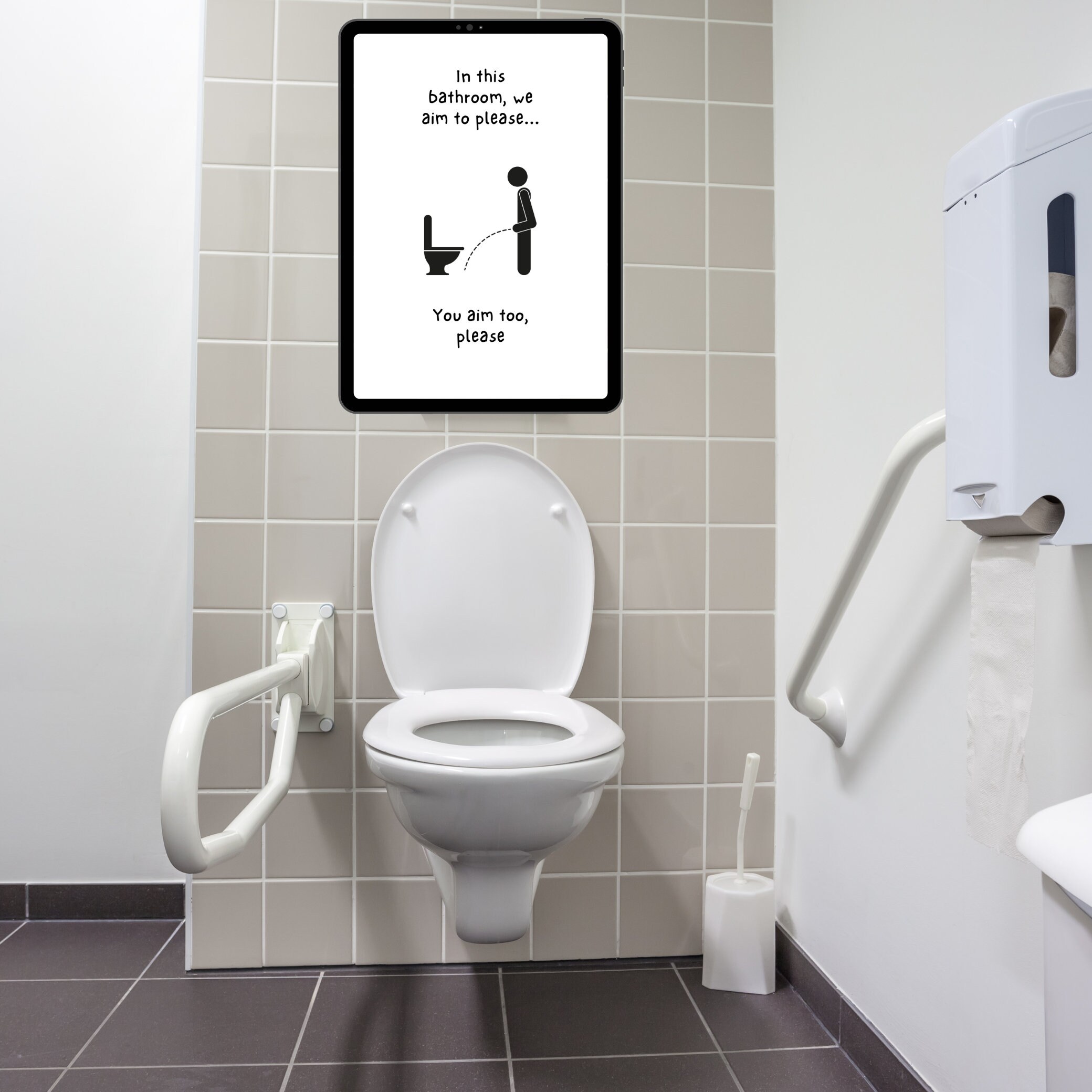 Bathroom Prints, Digital Funny Bathroom Decor, Bathroom Prints ...