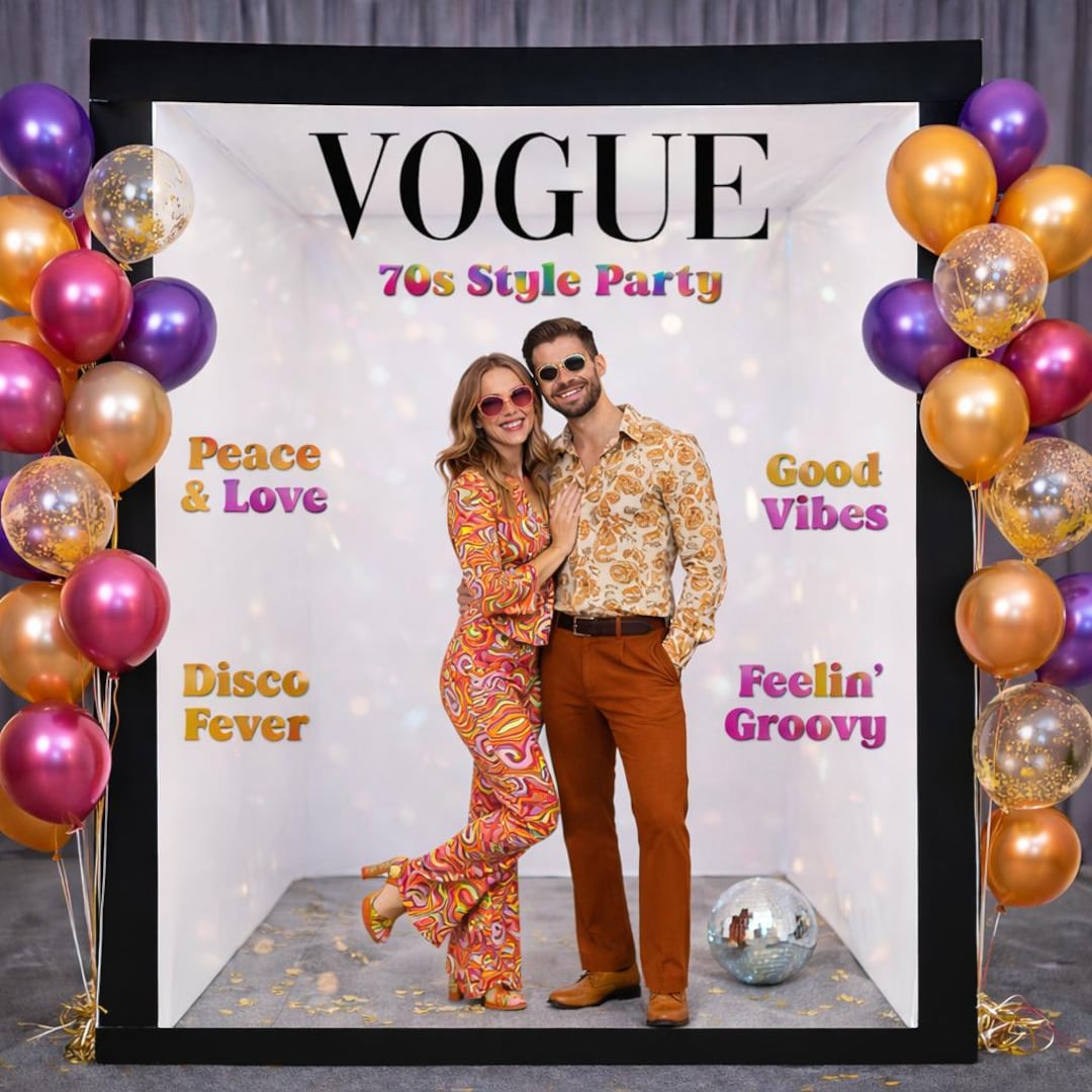 Vogue Magazine Photo Booth Frame Custom | Wedding Magazine Photo Booth ...