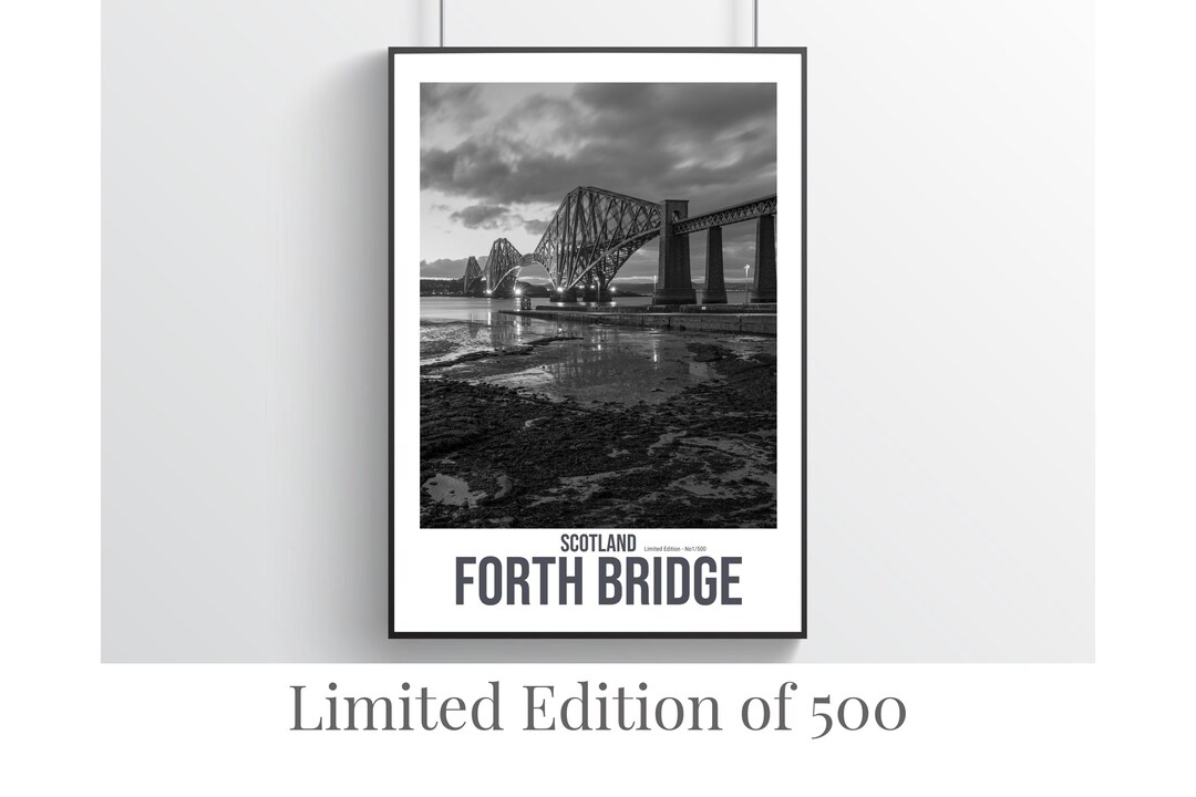 Iconic Scottish Railway Bridge: Historic Forth Crossing Engineering ...