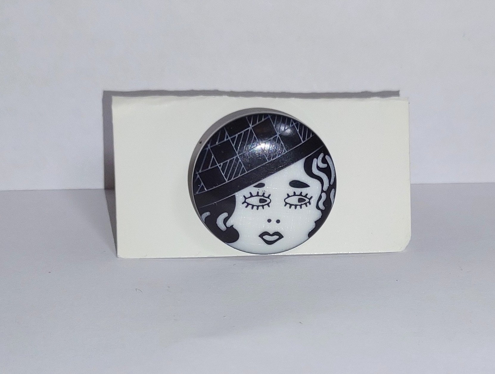 FREE With Any Order of 14 Art Deco Lady Face Button - Etsy
