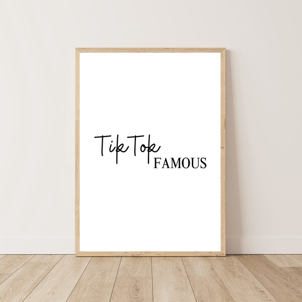 Tik Tok Sign - Etsy