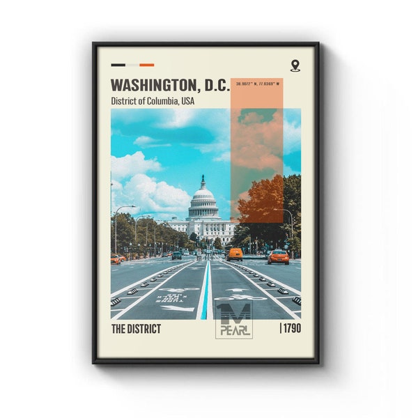 Washington Dc Poster - Etsy