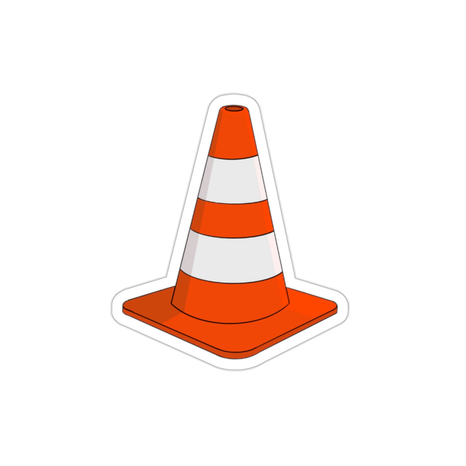 Traffic Cone Hard Hat Sticker for Construction Worker Gift for Him Hard ...