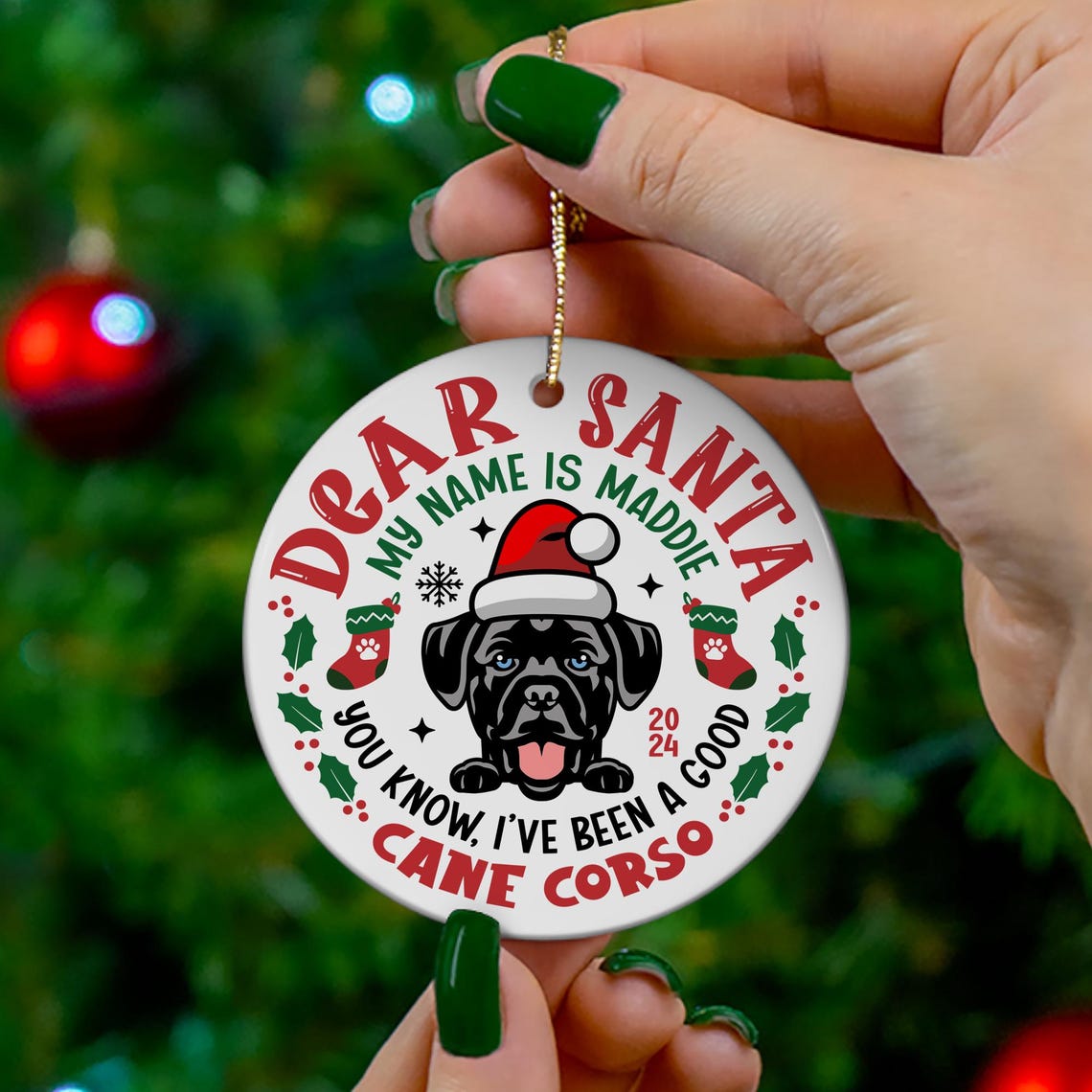 Cane Corso, Italian Mastiff, Cane Corso Ornament, Cane Corso Gifts ...