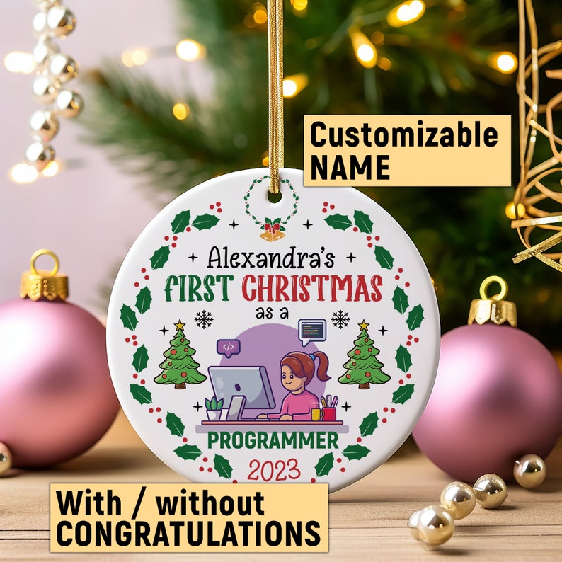 Computer Programmer, Software Engineer, Christmas Ornament ...