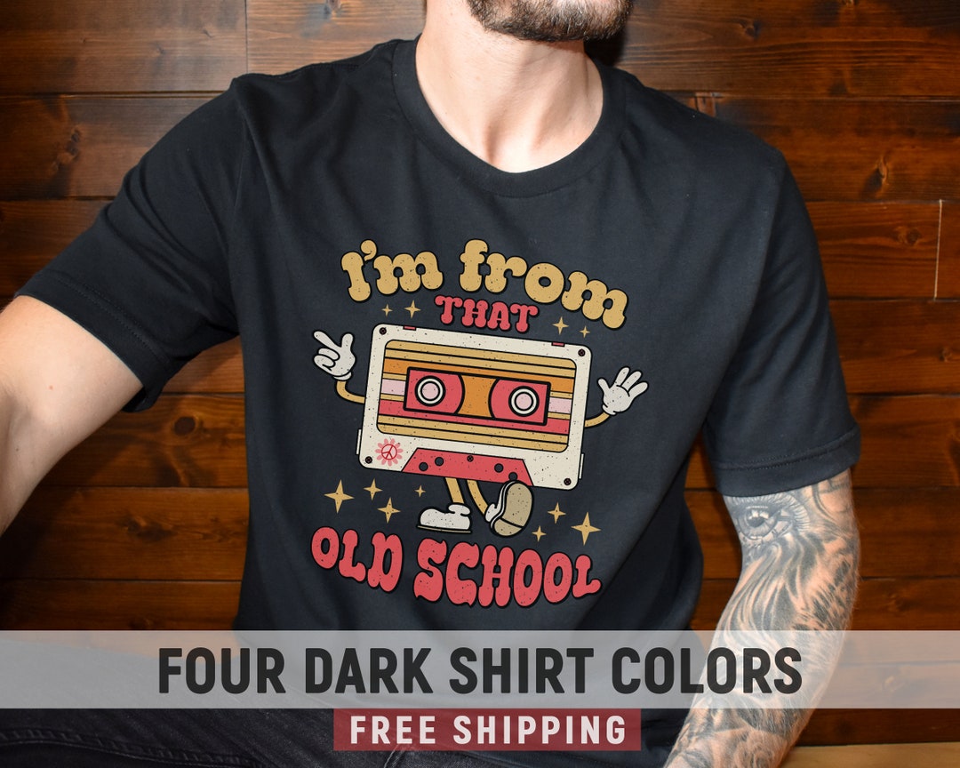 Retro Music Cassette Shirt, Old School Shirt, Nostalgia Shirt, Music ...