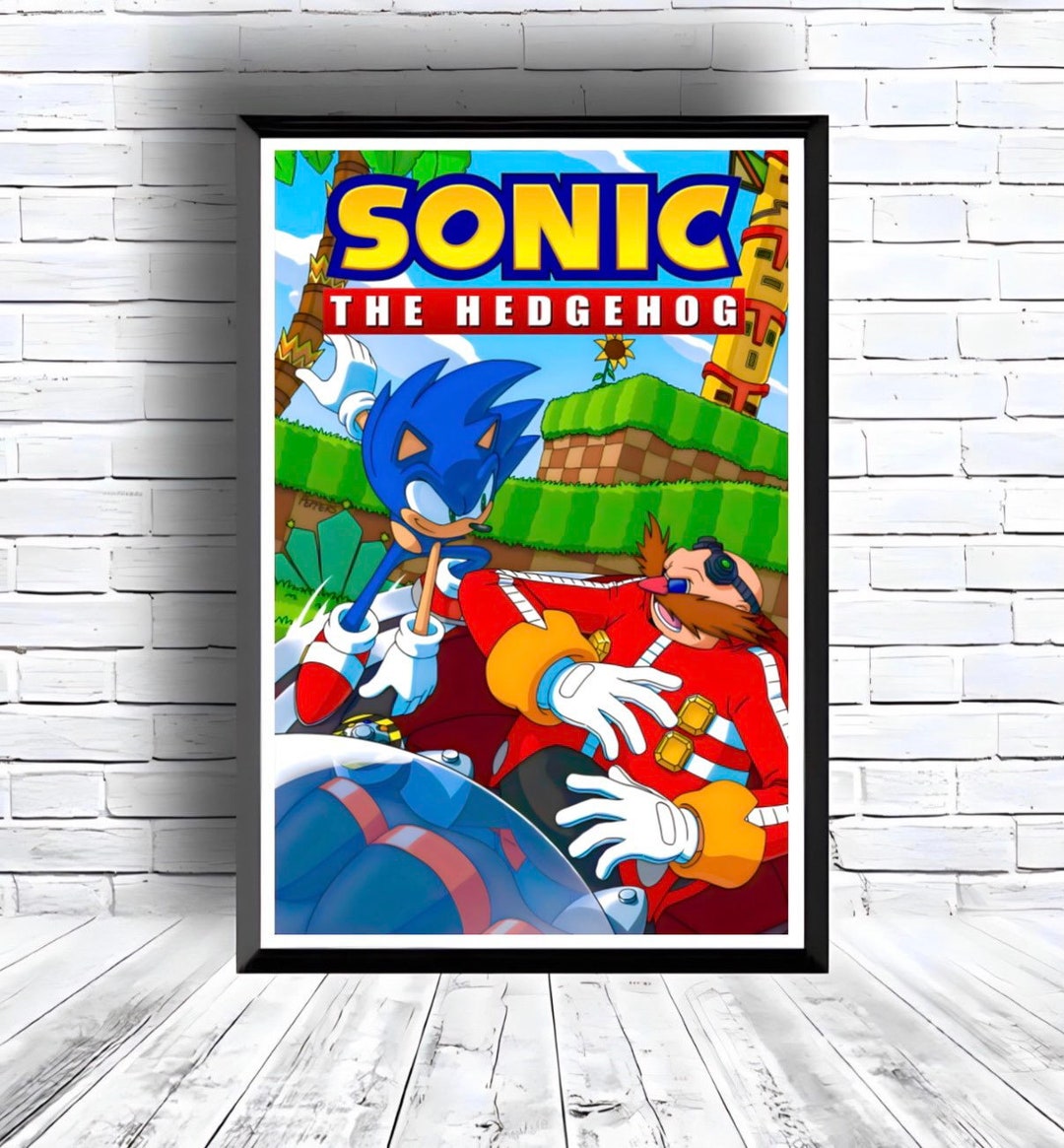 Sonic the Hedgehog Digital Download Poster for Bedroom Decor, Party ...