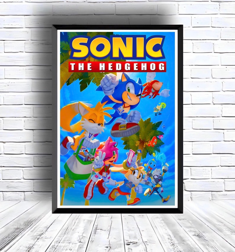 Sonic the Hedgehog Digital Download Poster for Bedroom Decor, Party ...