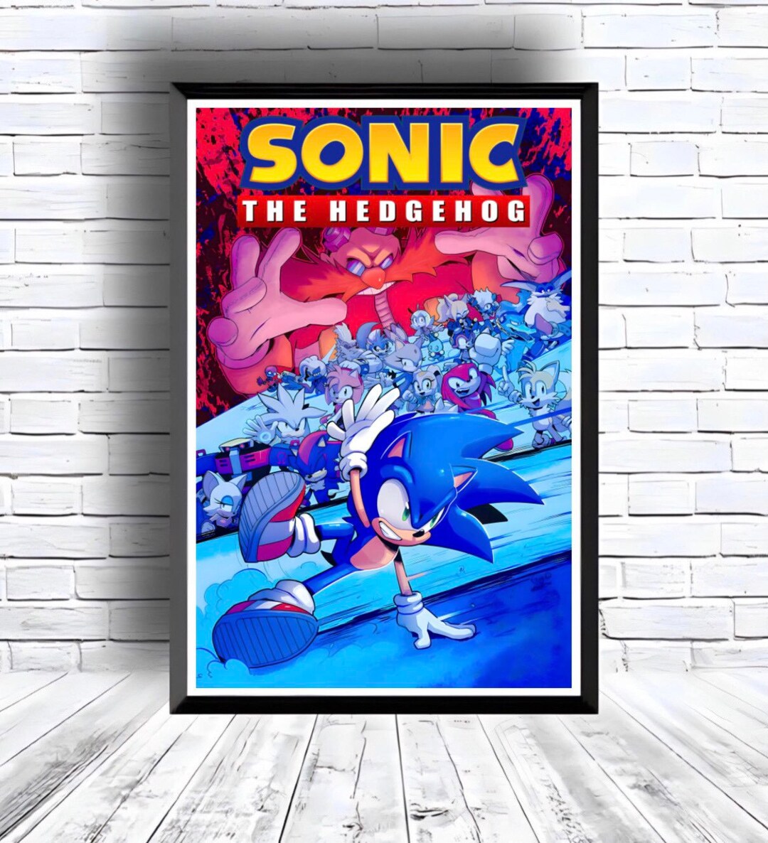 Sonic the Hedgehog Digital Download Poster for Bedroom Decor, Party ...