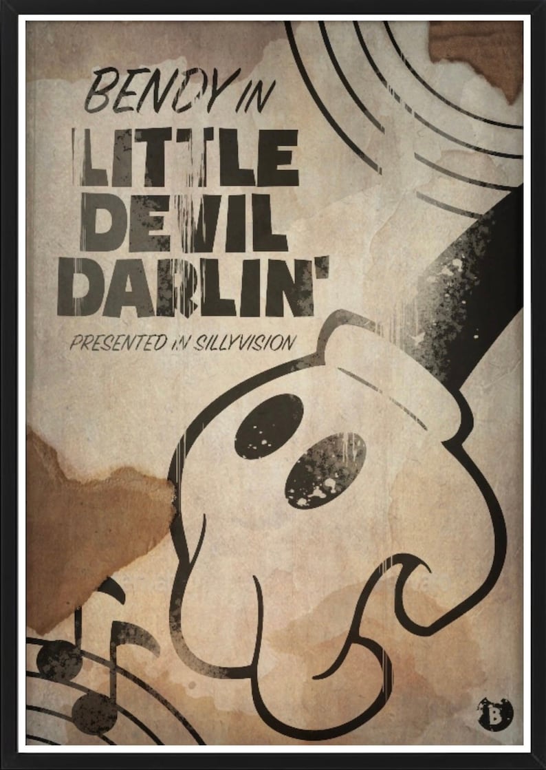 Set of 3 Bendy and the Ink Machine Digital Download Poster Bundle for ...