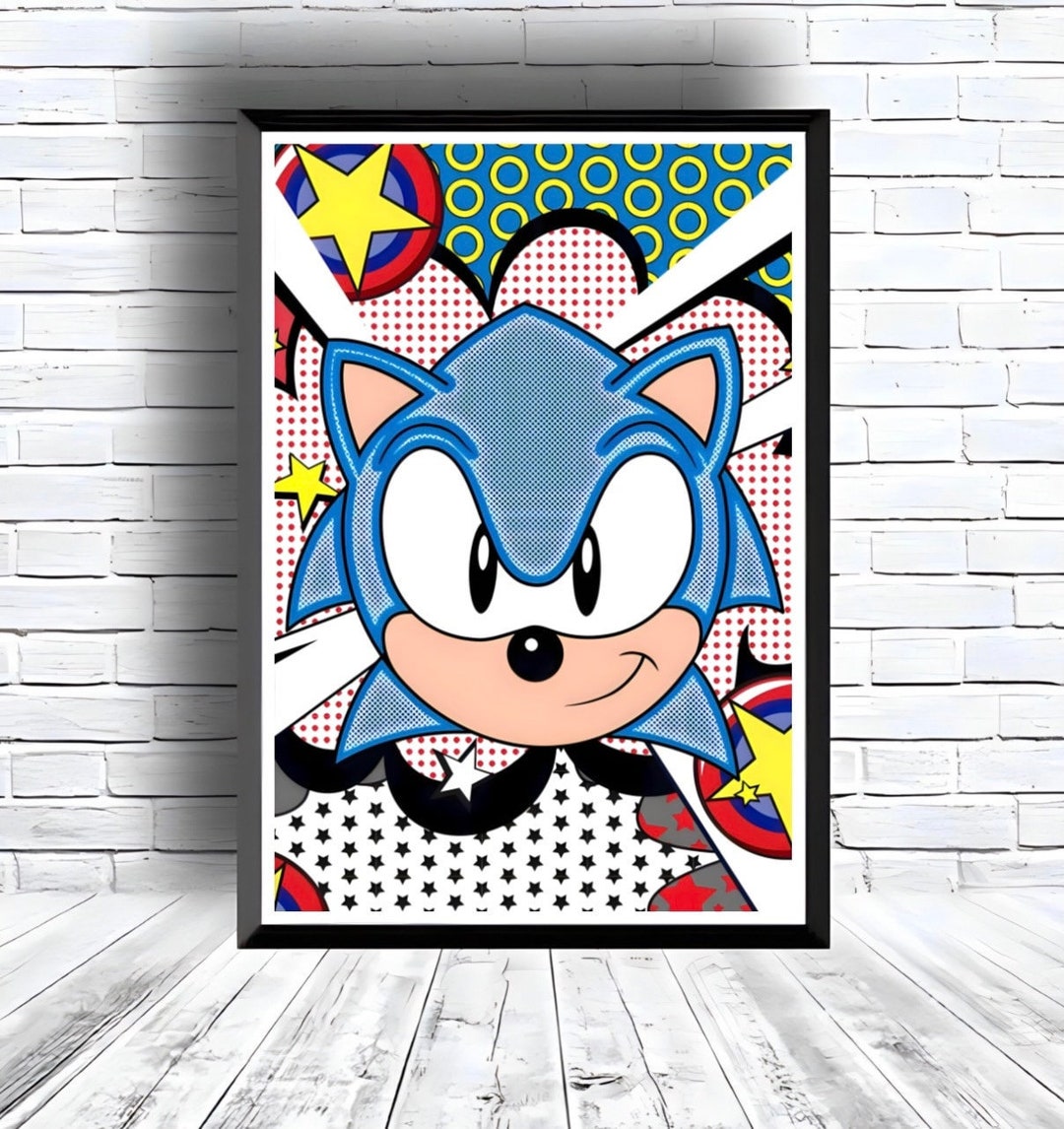 Sonic the Hedgehog Digital Download Poster for Bedroom Decor, Party ...