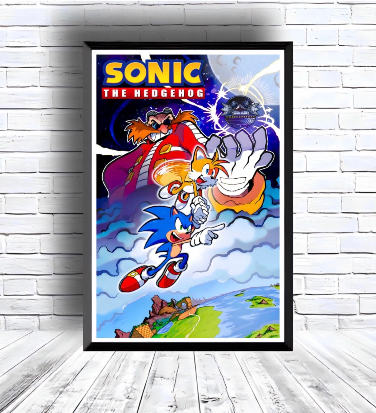 Sonic the Hedgehog Digital Download Poster for Bedroom Decor, Party ...