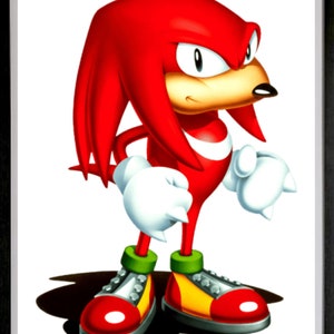Set of 6 Sonic the Hedgehog Digital Download Poster Bundle for Bedroom ...