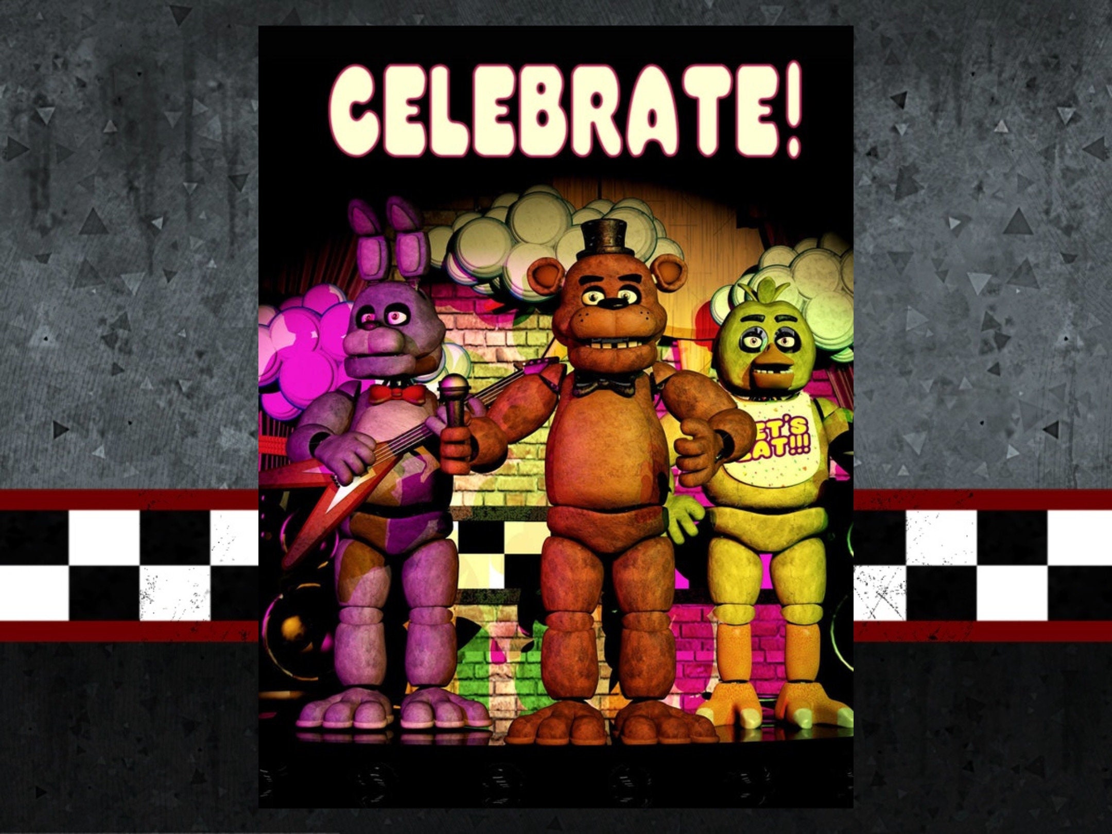 Five Nights at Freddys Digital Download Poster Bundle for Bedroom Decor ...