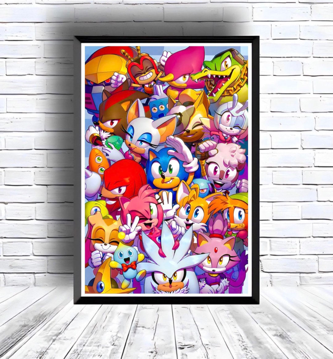 Sonic the Hedgehog Digital Download Poster for Bedroom Decor, Party ...