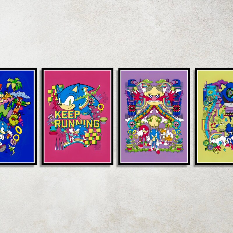 Sonic Movie 4 Poster - Etsy