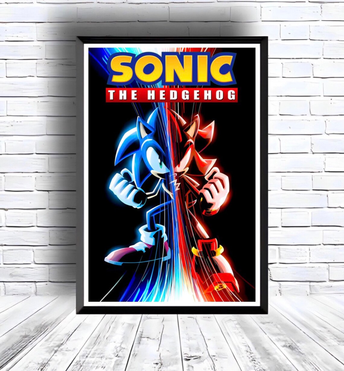 Sonic the Hedgehog Digital Download Poster for Bedroom Decor, Party ...