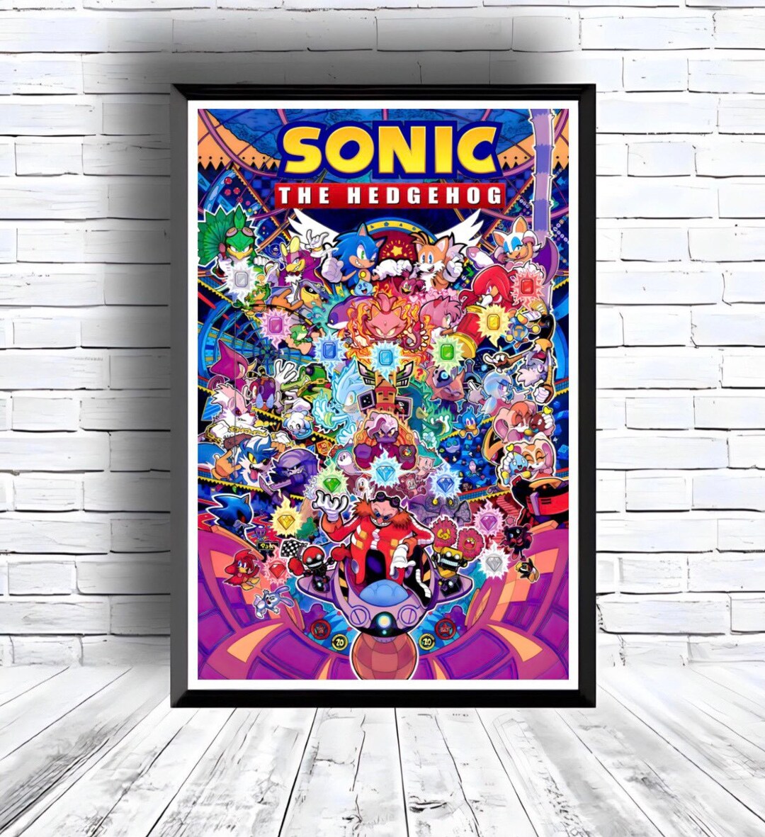 Sonic the Hedgehog Digital Download Poster for Bedroom Decor, Party ...