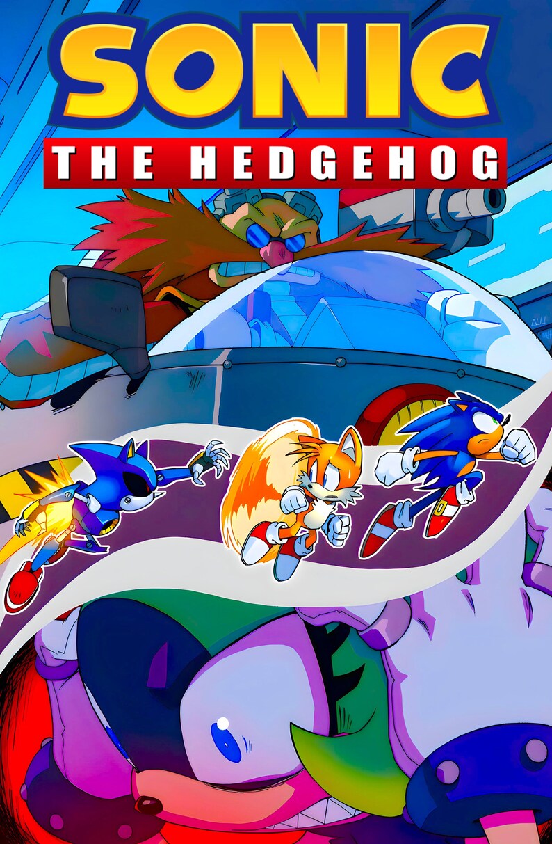 Sonic the Hedgehog Digital Download Poster for Bedroom Decor, Party ...