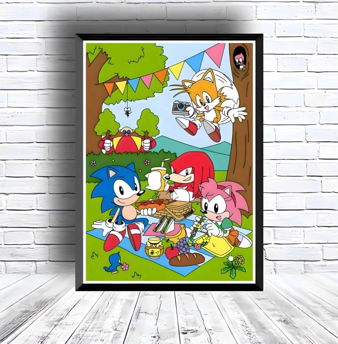 Sonic the Hedgehog Digital Download Poster for Bedroom Decor, Party ...