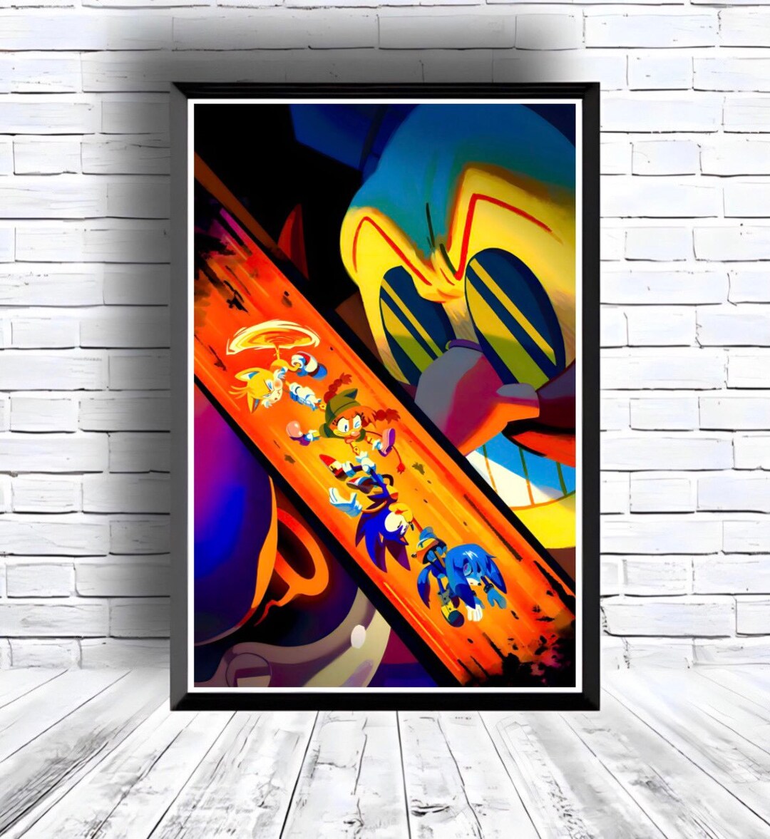 Sonic the Hedgehog Digital Download Poster for Bedroom Decor, Party ...