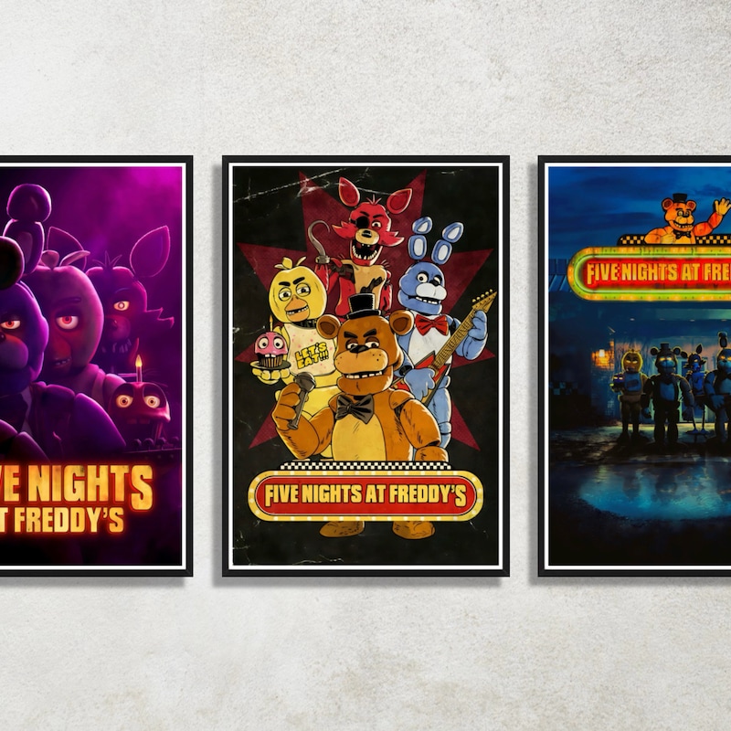 Five Nights at Freddys Celebrate Poster - Etsy
