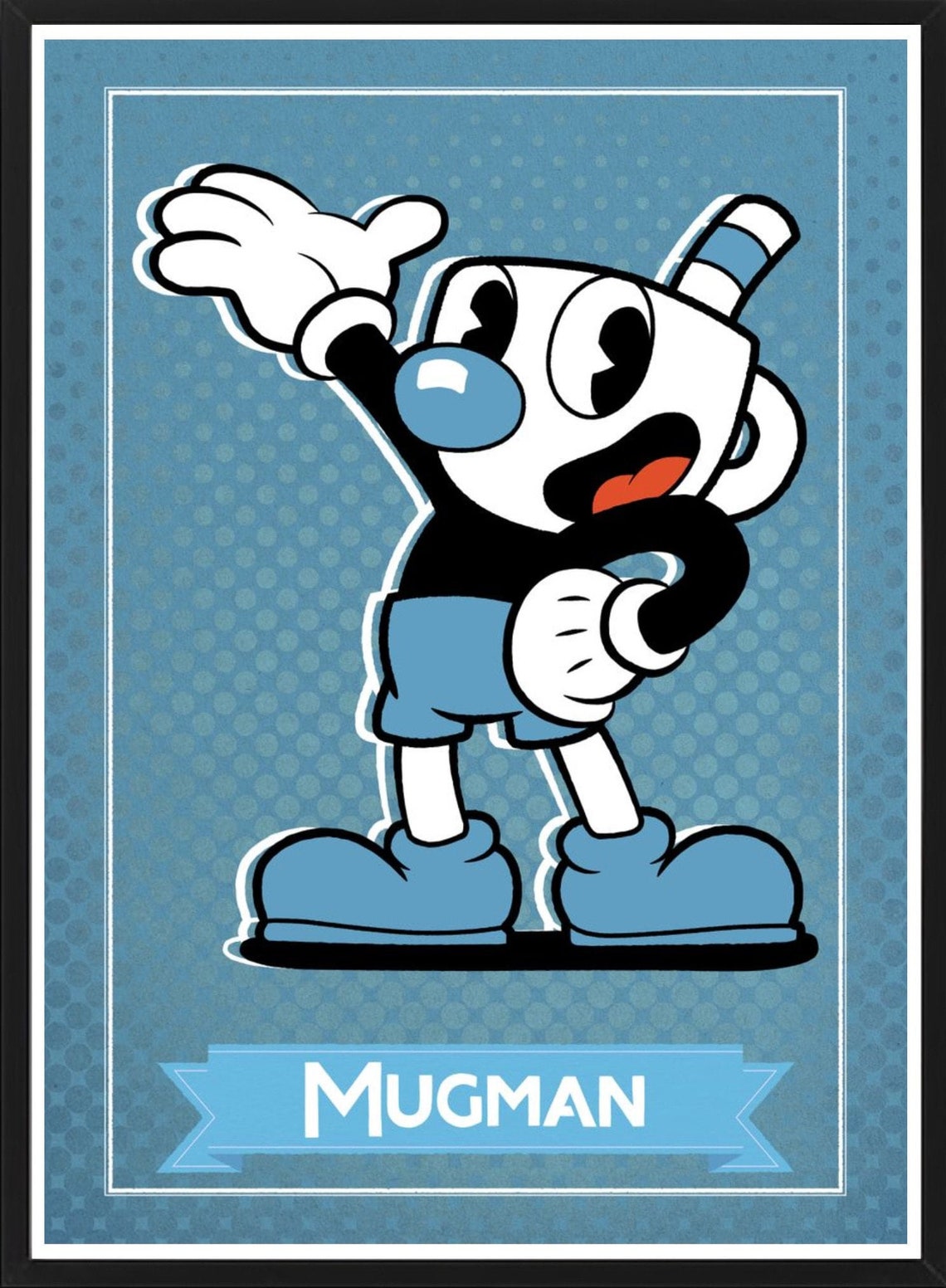 Set of 3 Cuphead Digital Download Poster Bundle for Bedroom Decor ...