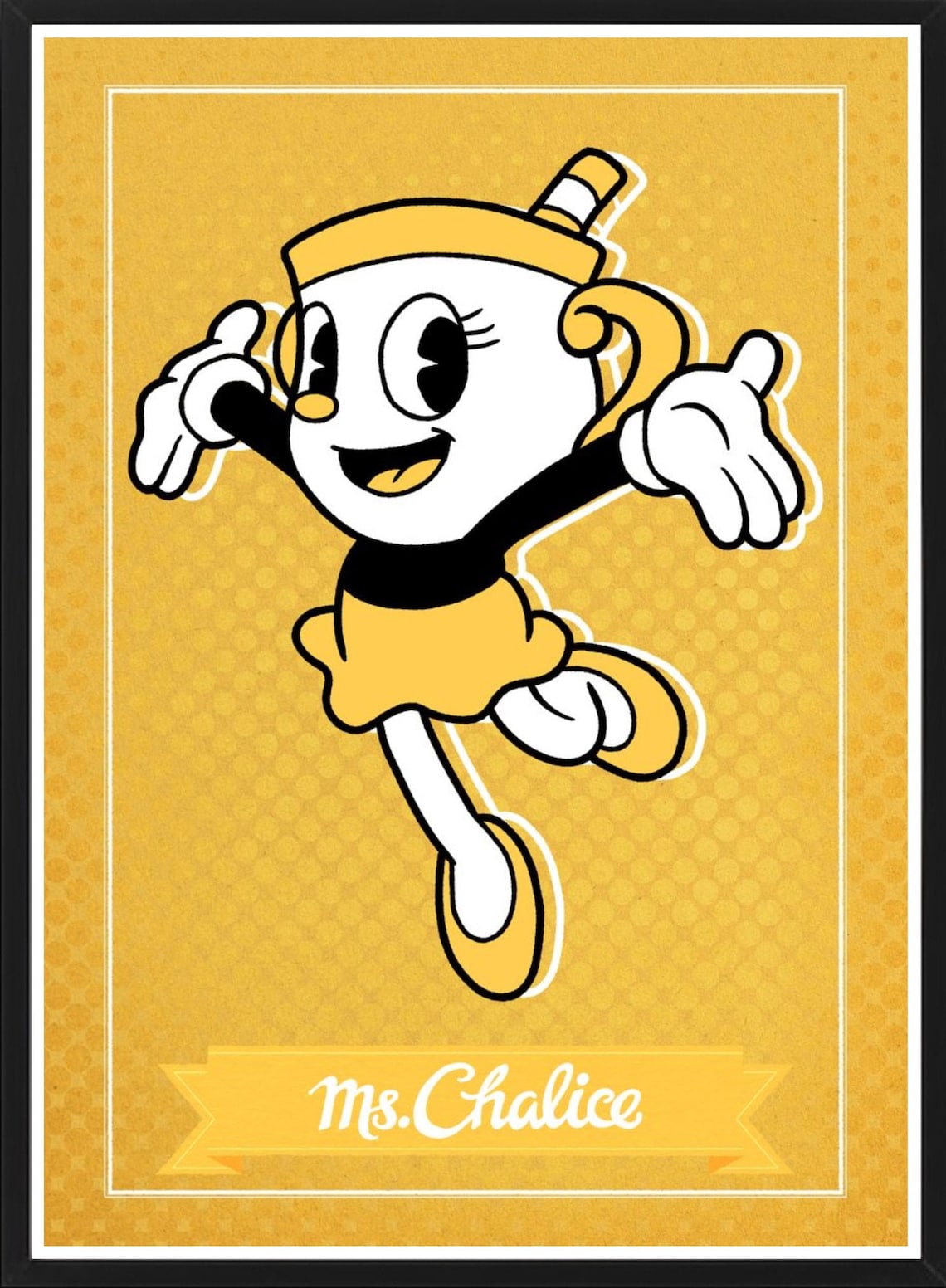 Set of 3 Cuphead Digital Download Poster Bundle for Bedroom Decor ...