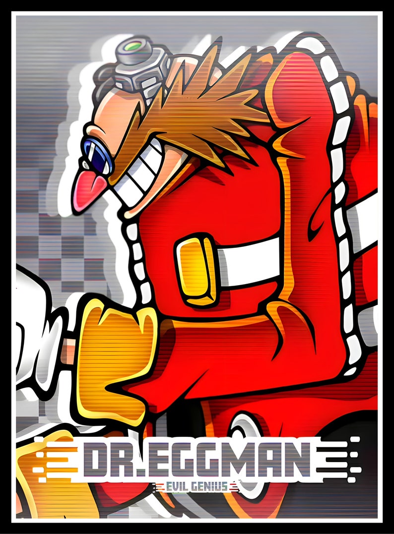 Set of 3 Sonic the Hedgehog Digital Download Poster Bundle for Bedroom ...