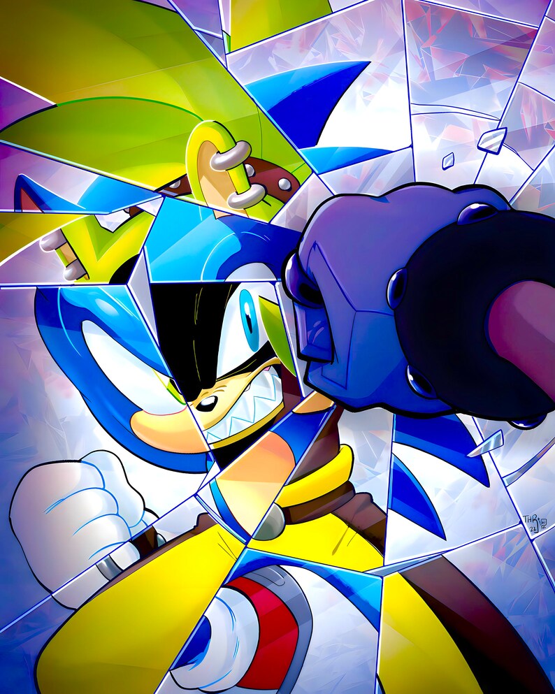 Sonic the Hedgehog Digital Download Poster for Bedroom Decor, Party ...