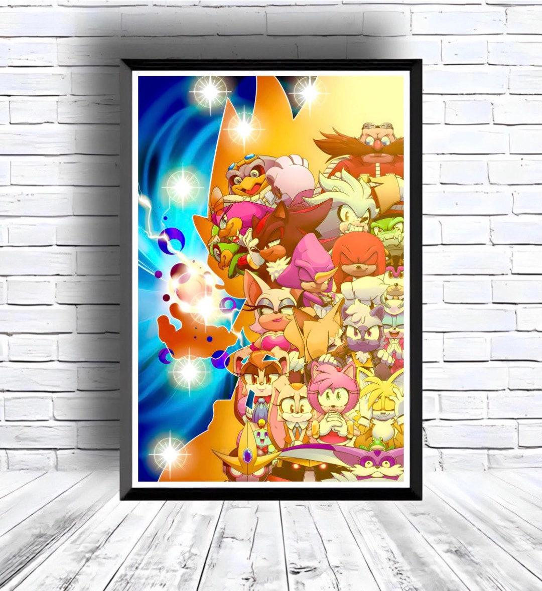 Sonic the Hedgehog Digital Download Poster for Bedroom Decor, Party ...