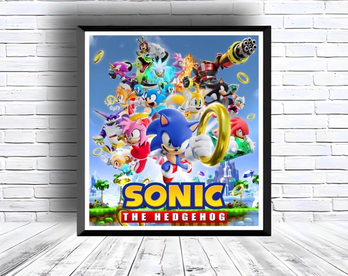 Sonic Goal Sticker - Etsy