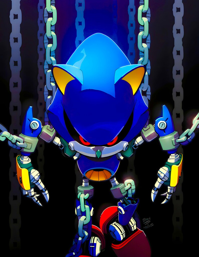 Sonic the Hedgehog Digital Download Poster for Bedroom Decor - Etsy