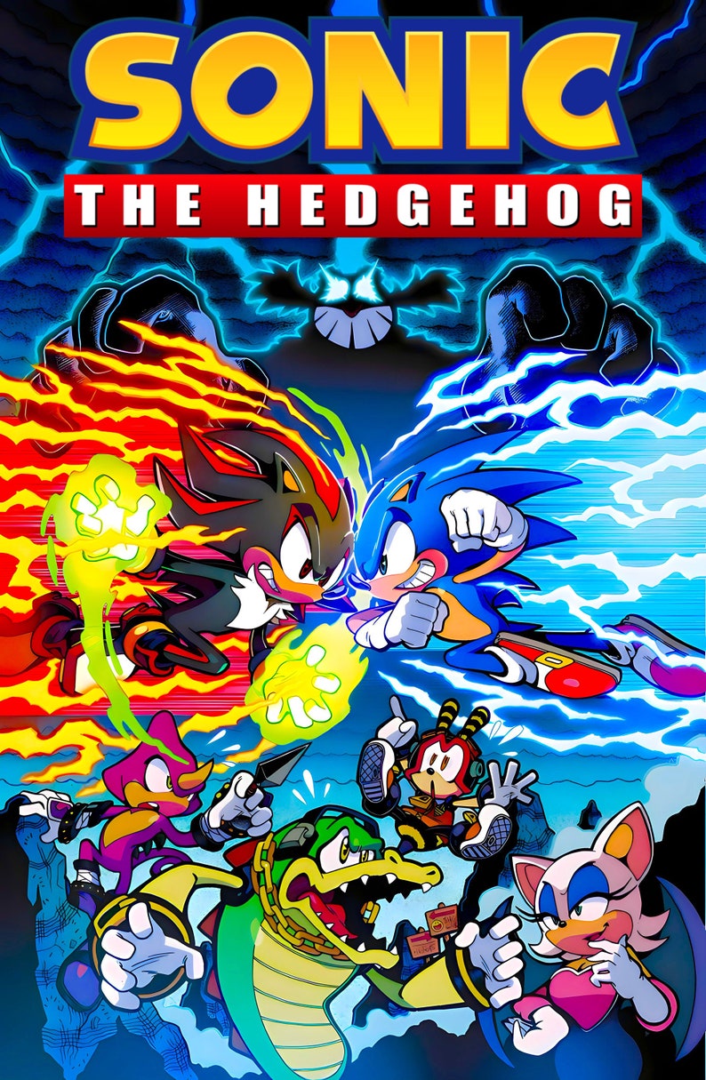 Sonic the Hedgehog Digital Download Poster for Bedroom Decor, Party ...