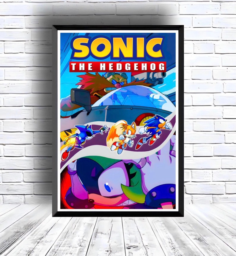 Sonic the Hedgehog Digital Download Poster for Bedroom Decor - Etsy
