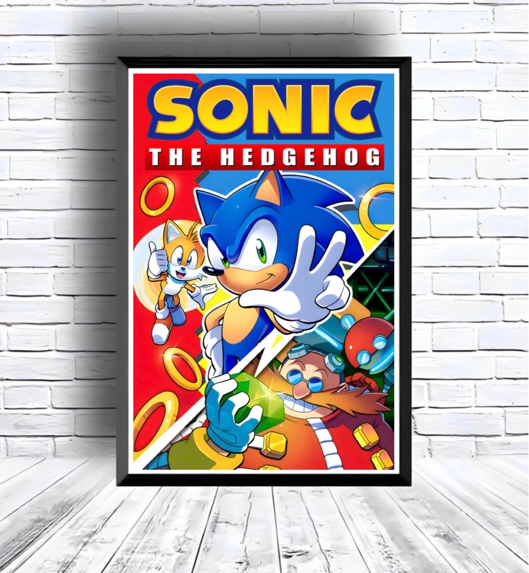 Sonic the Hedgehog Digital Download Poster for Bedroom Decor, Party ...