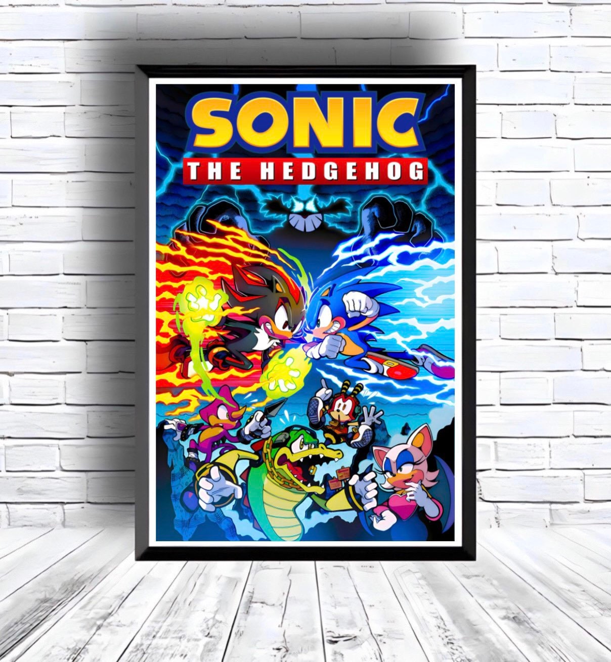 Sonic the Hedgehog Digital Download Poster for Bedroom Decor, Party ...