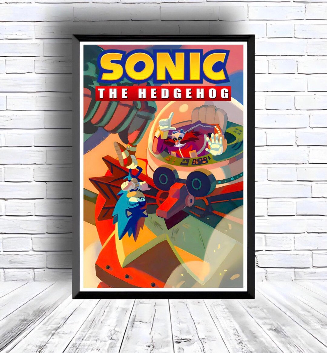Sonic the Hedgehog Digital Download Poster for Bedroom Decor, Party ...