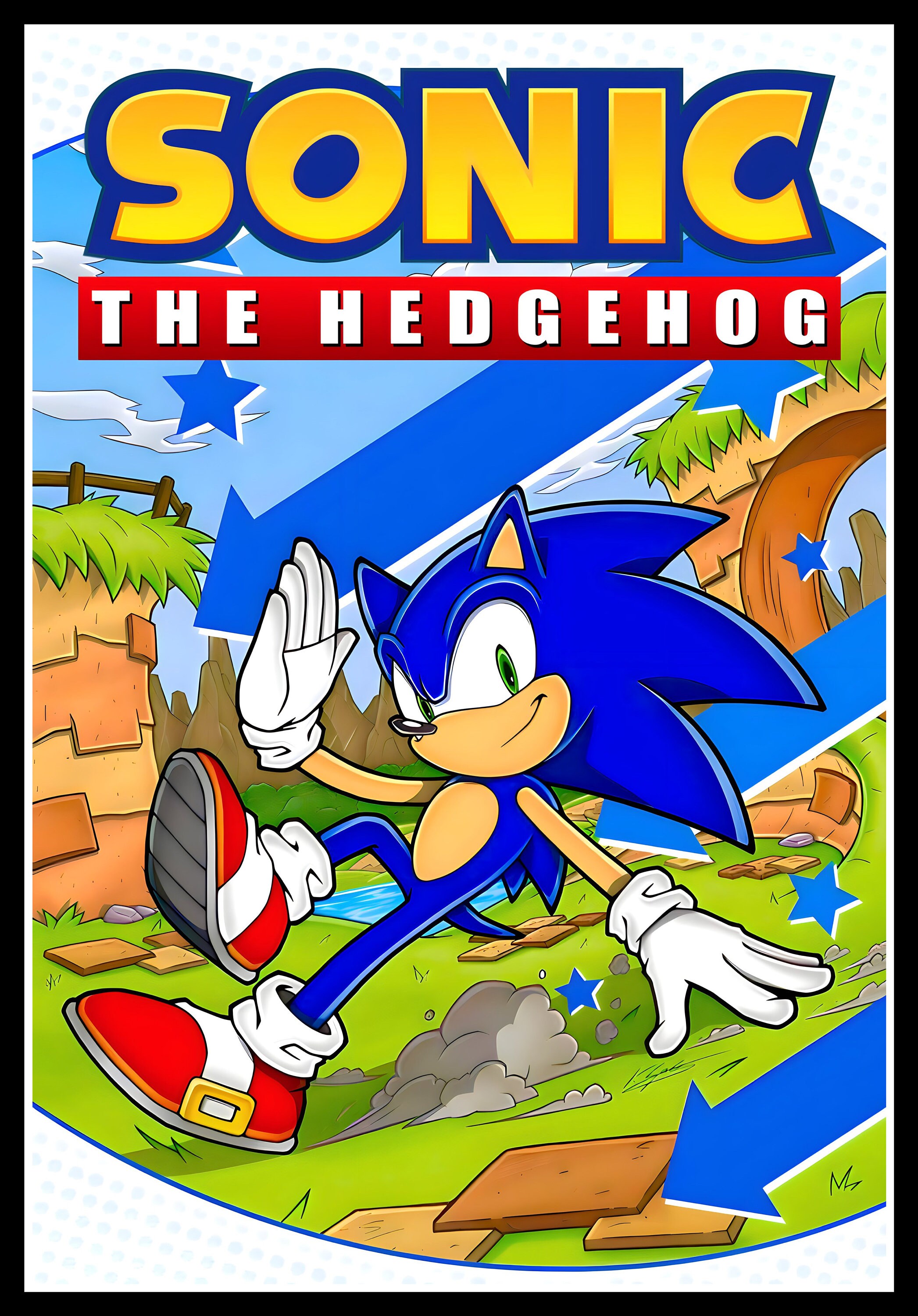 Set of 3 Sonic the Hedgehog Digital Download Poster Bundle for Bedroom ...