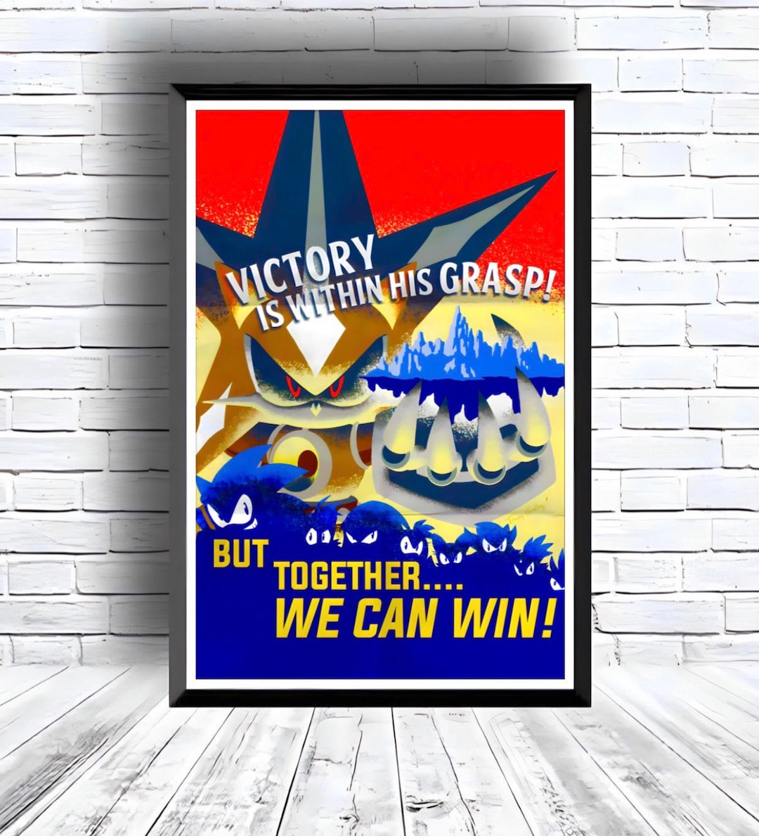 Sonic the Hedgehog Digital Download Poster for Bedroom Decor, Party ...