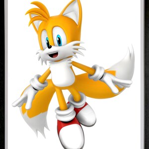 Set of 6 Sonic the Hedgehog Digital Download Poster Bundle for Bedroom ...