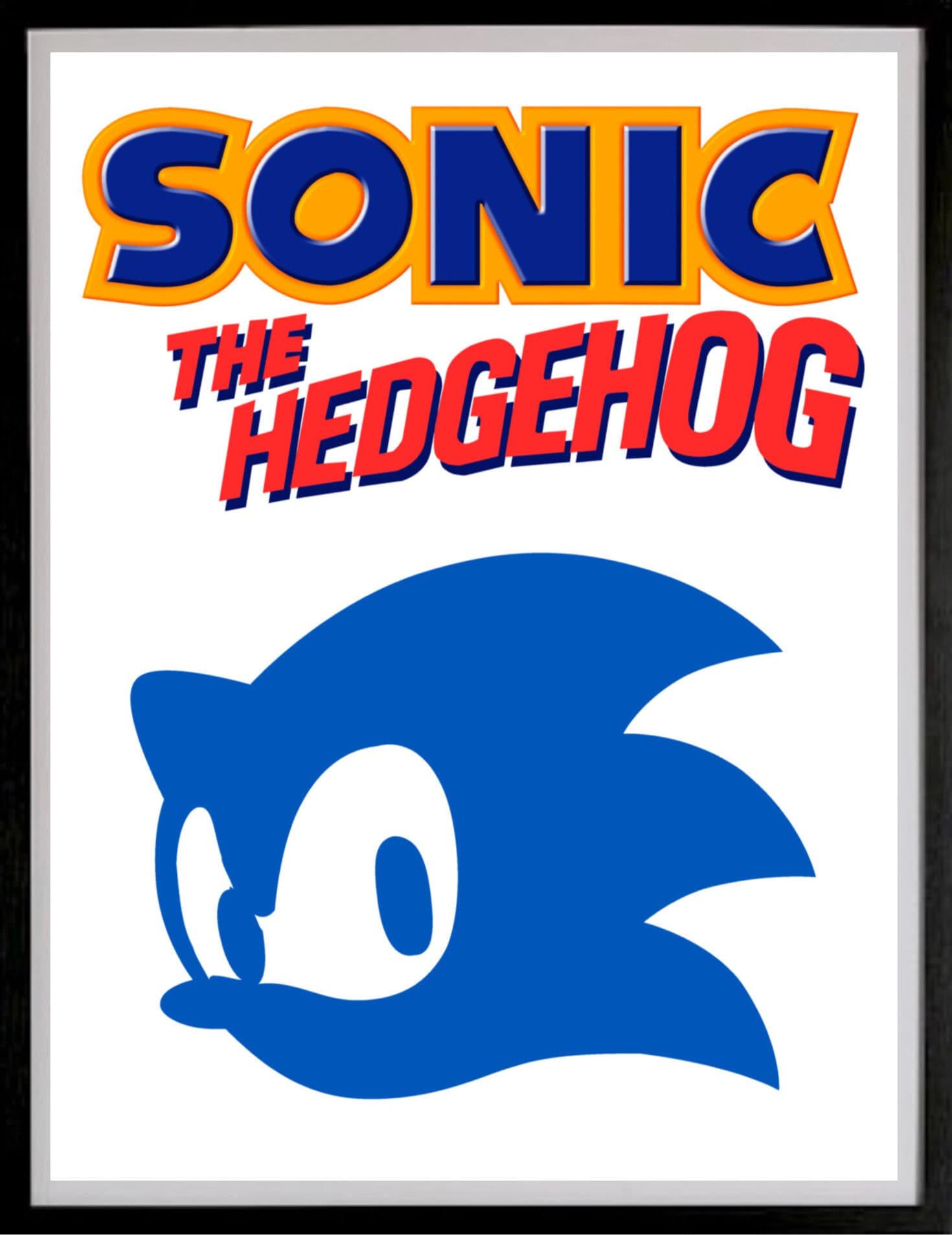 Set of 6 Sonic the Hedgehog Digital Download Poster Bundle for Bedroom ...