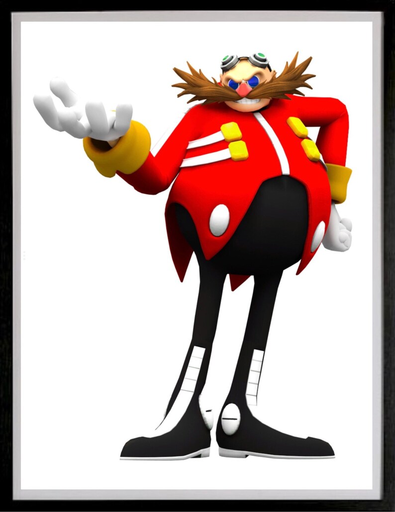 Set of 6 Sonic the Hedgehog Digital Download Poster Bundle for Bedroom ...