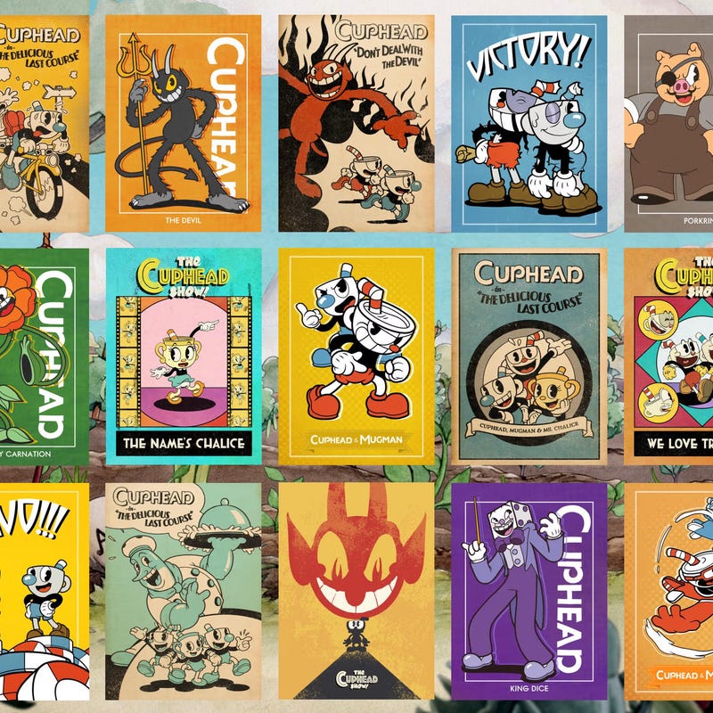Cuphead - Etsy