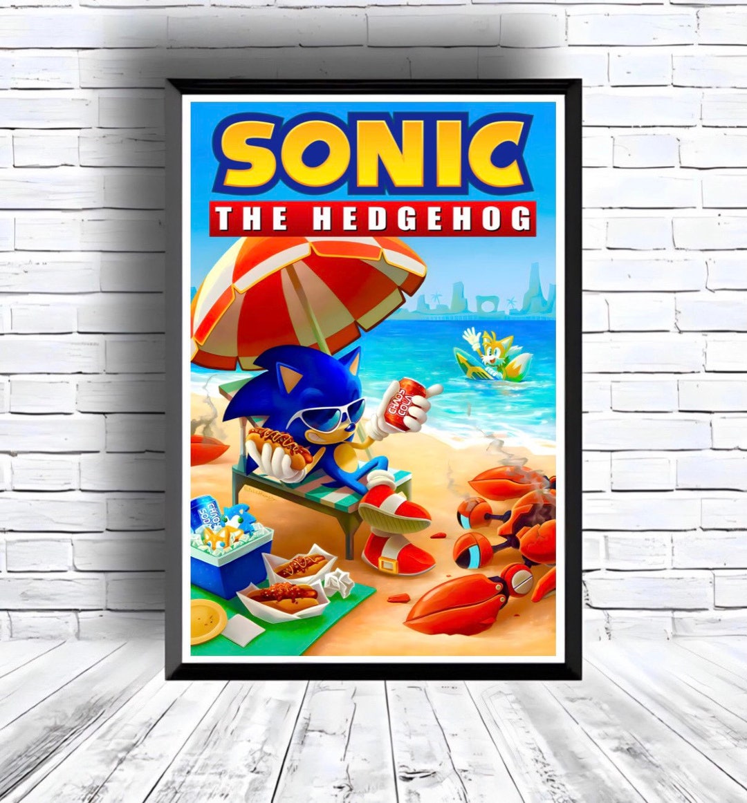Sonic the Hedgehog Digital Download Poster for Bedroom Decor, Party ...