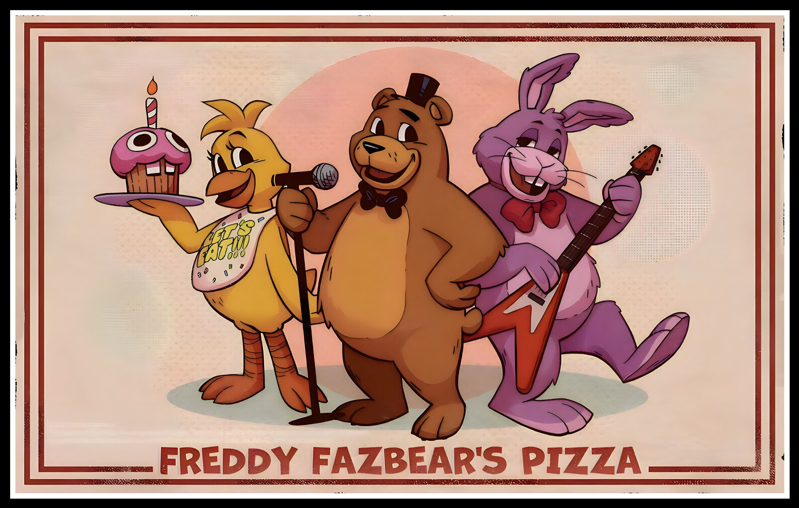 Set of 5 Five Nights at Freddys Digital Download Poster Bundle for ...