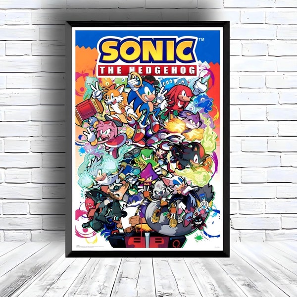 Sonic Poster - Etsy